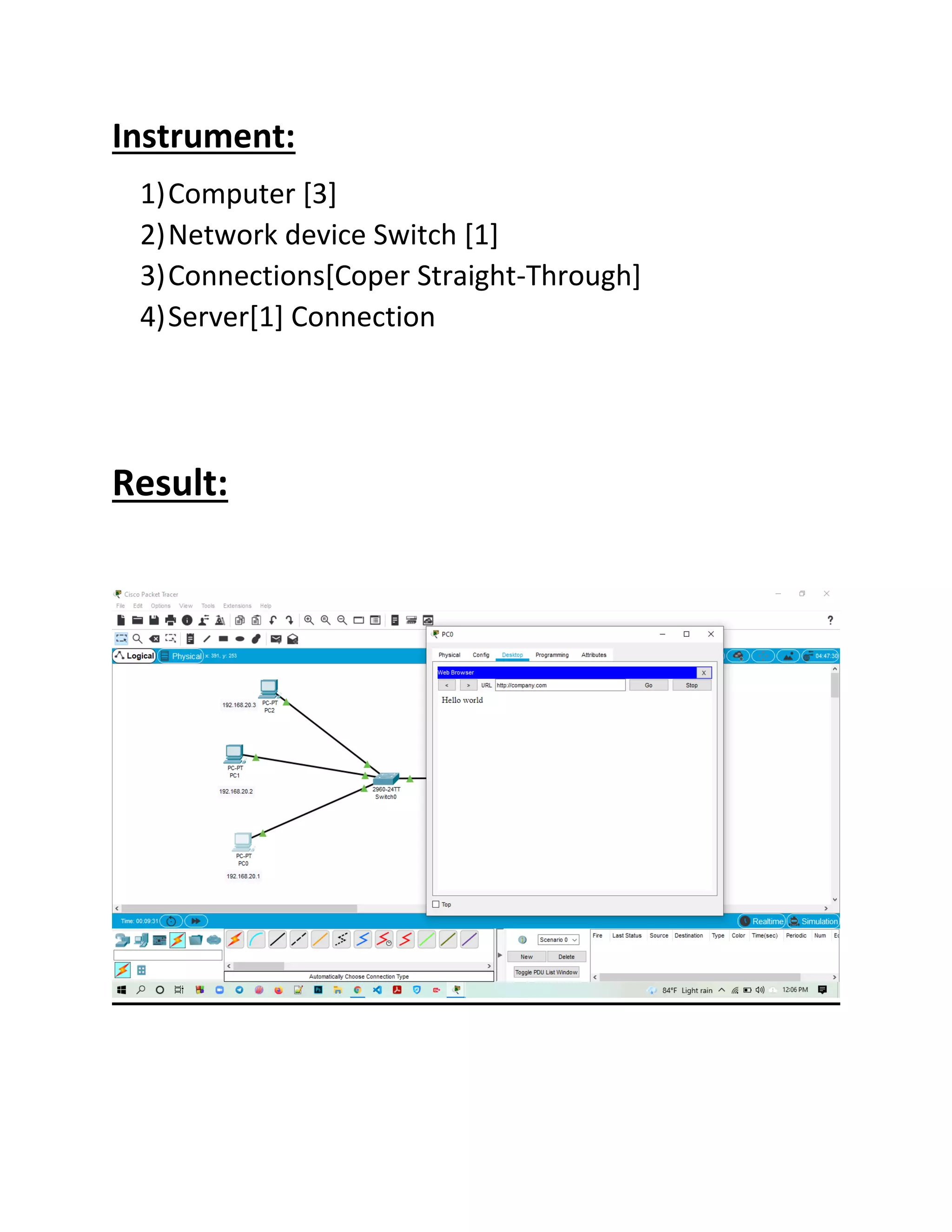 Computer network lab | PDF | Computer Networking | Computing