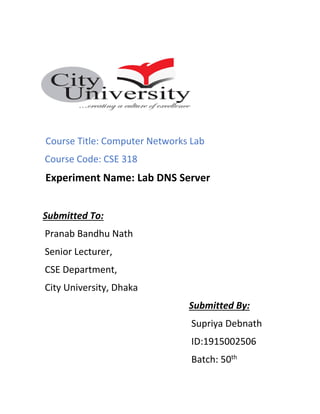 Computer network lab | PDF
