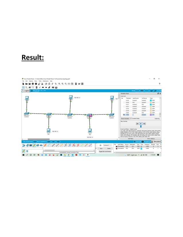 Computer network lab 2 | PDF