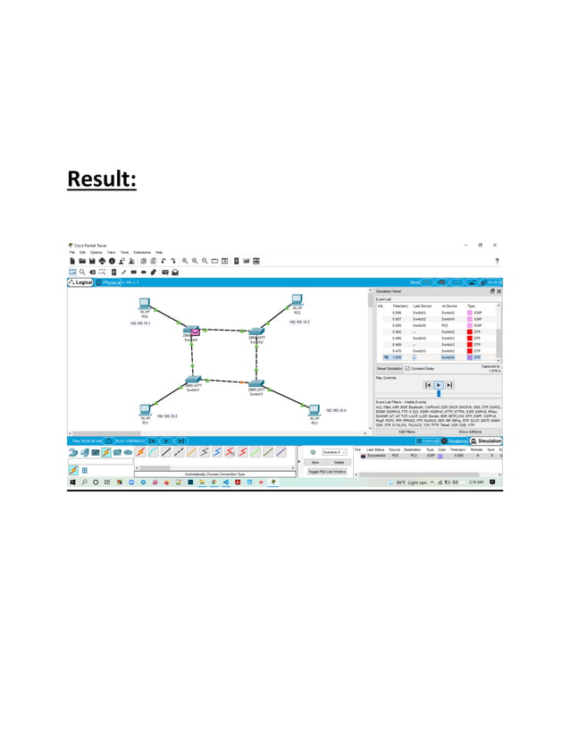 Computer network lab 4 | PDF