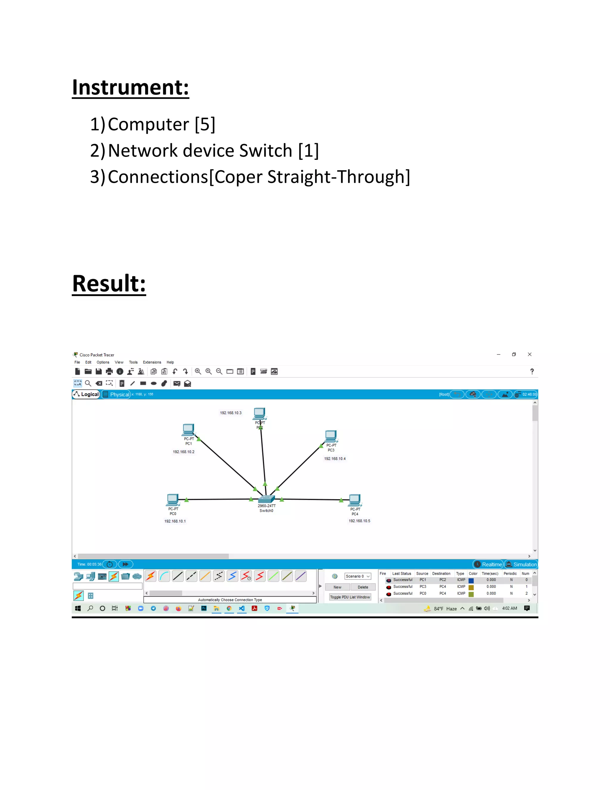 Computer network lab 7 | PDF | Computer Networking | Computing