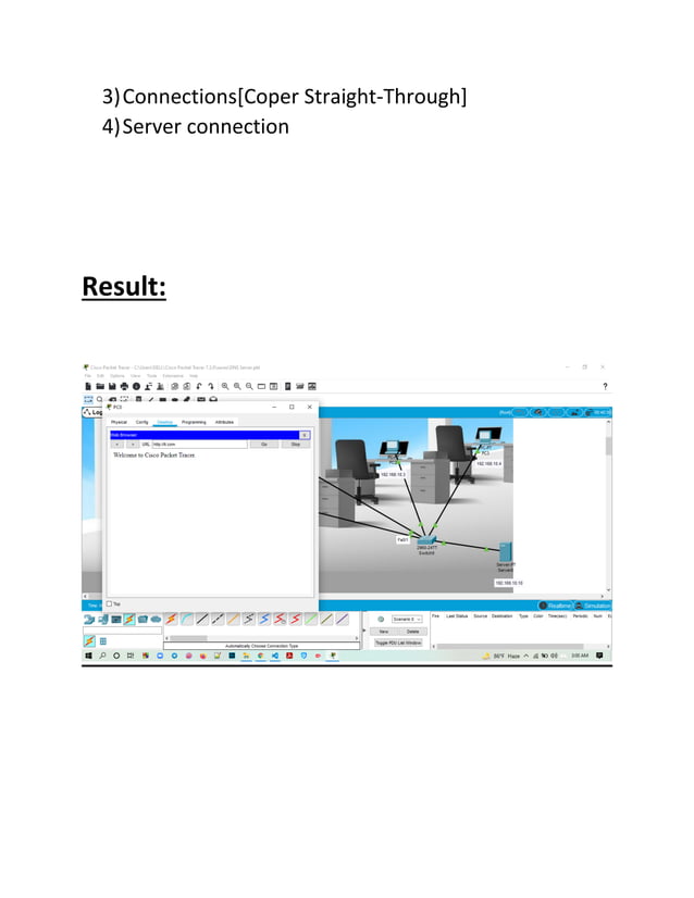 Computer network lab 8 | PDF