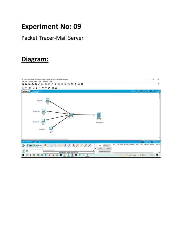 Computer network lab 9 | PDF | Email | Internet