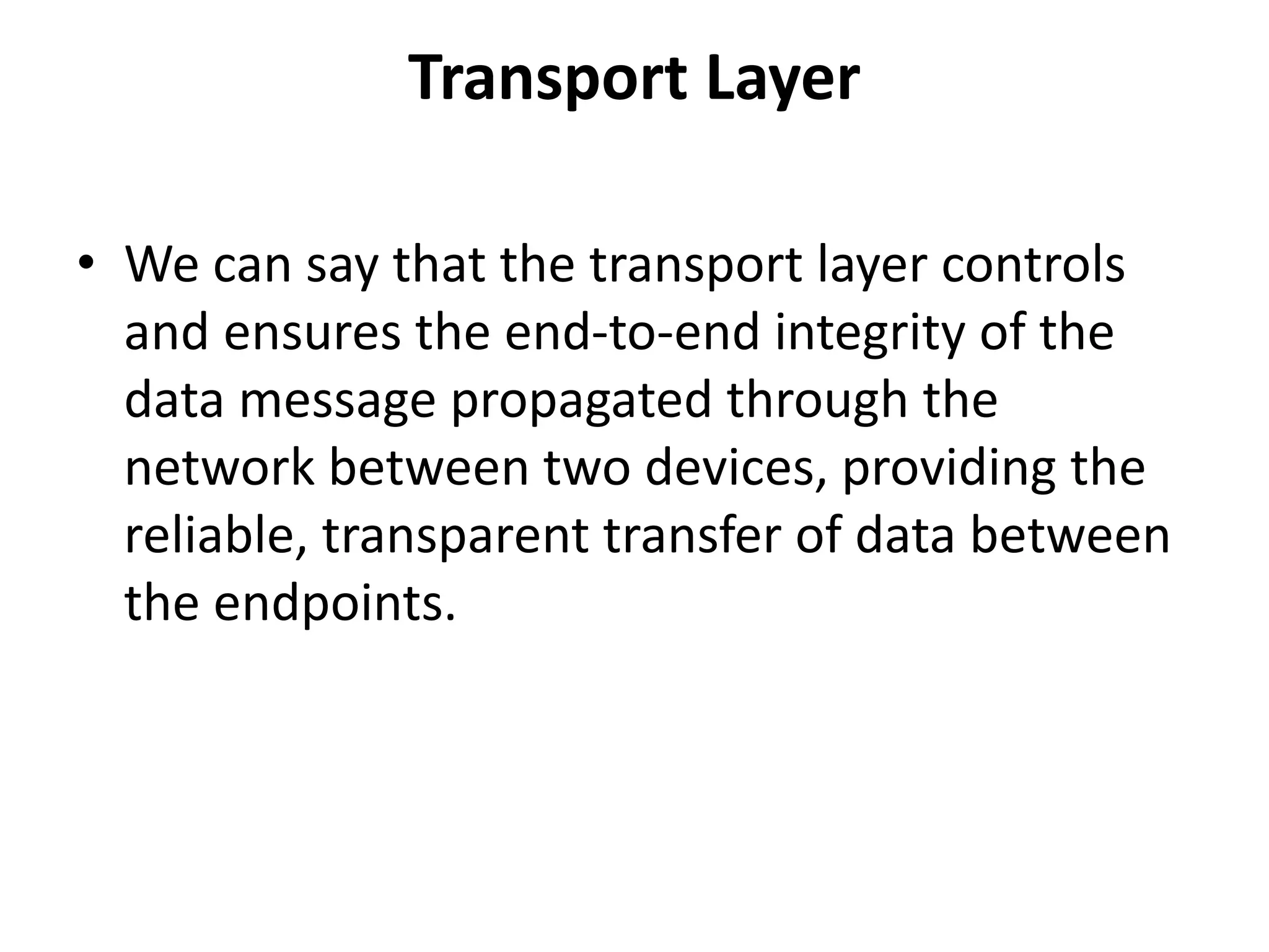 Computer network layers | PPTX