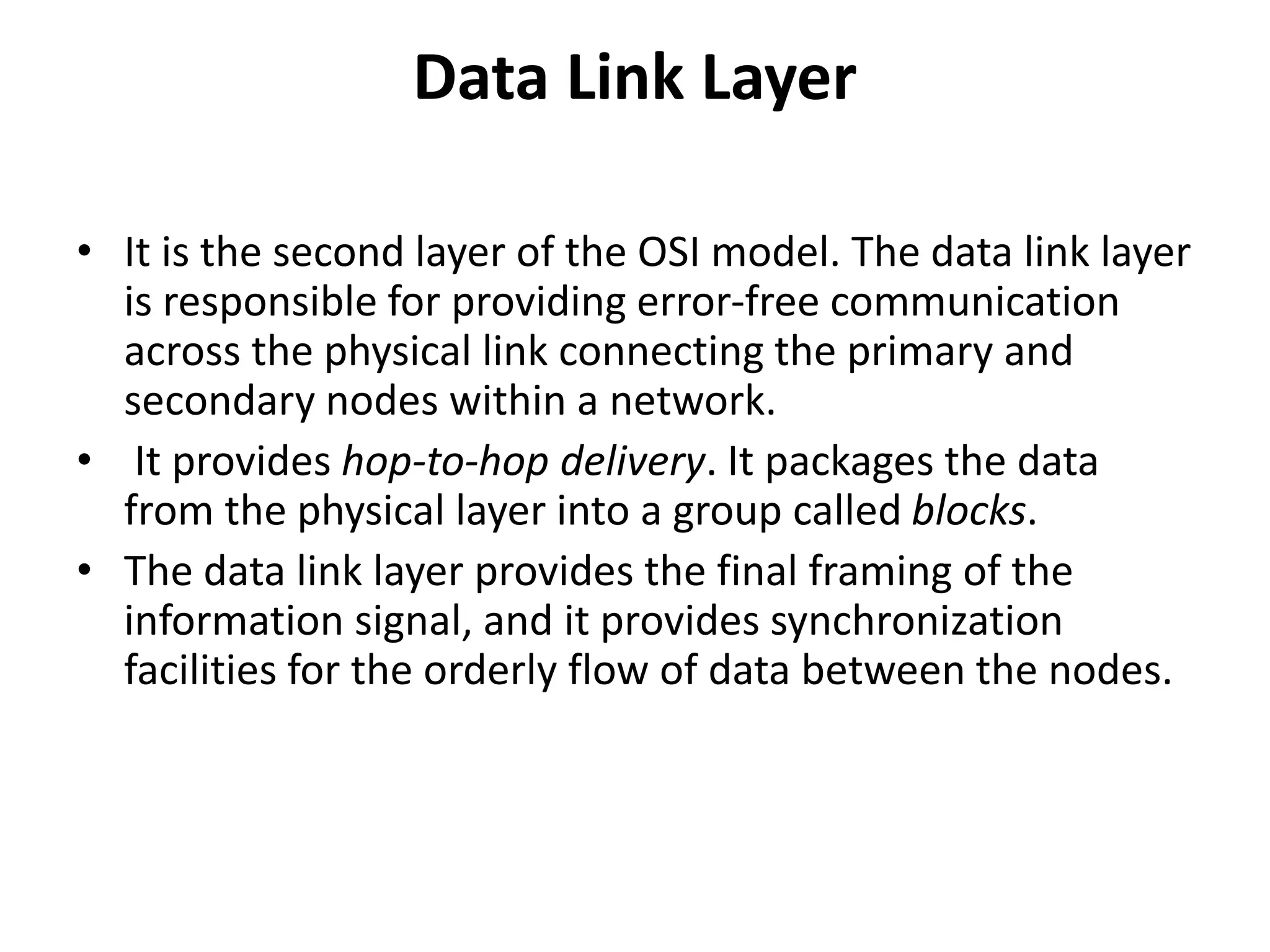 Computer network layers | PPTX