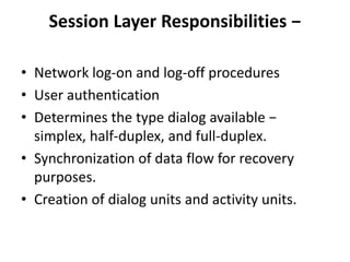 Computer network layers | PPTX