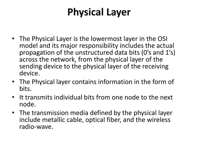 Computer network layers | PPTX