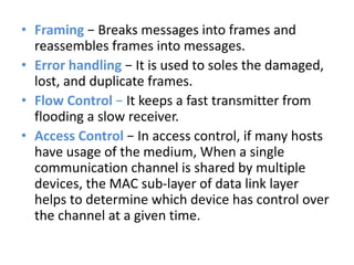 Computer network layers | PPTX