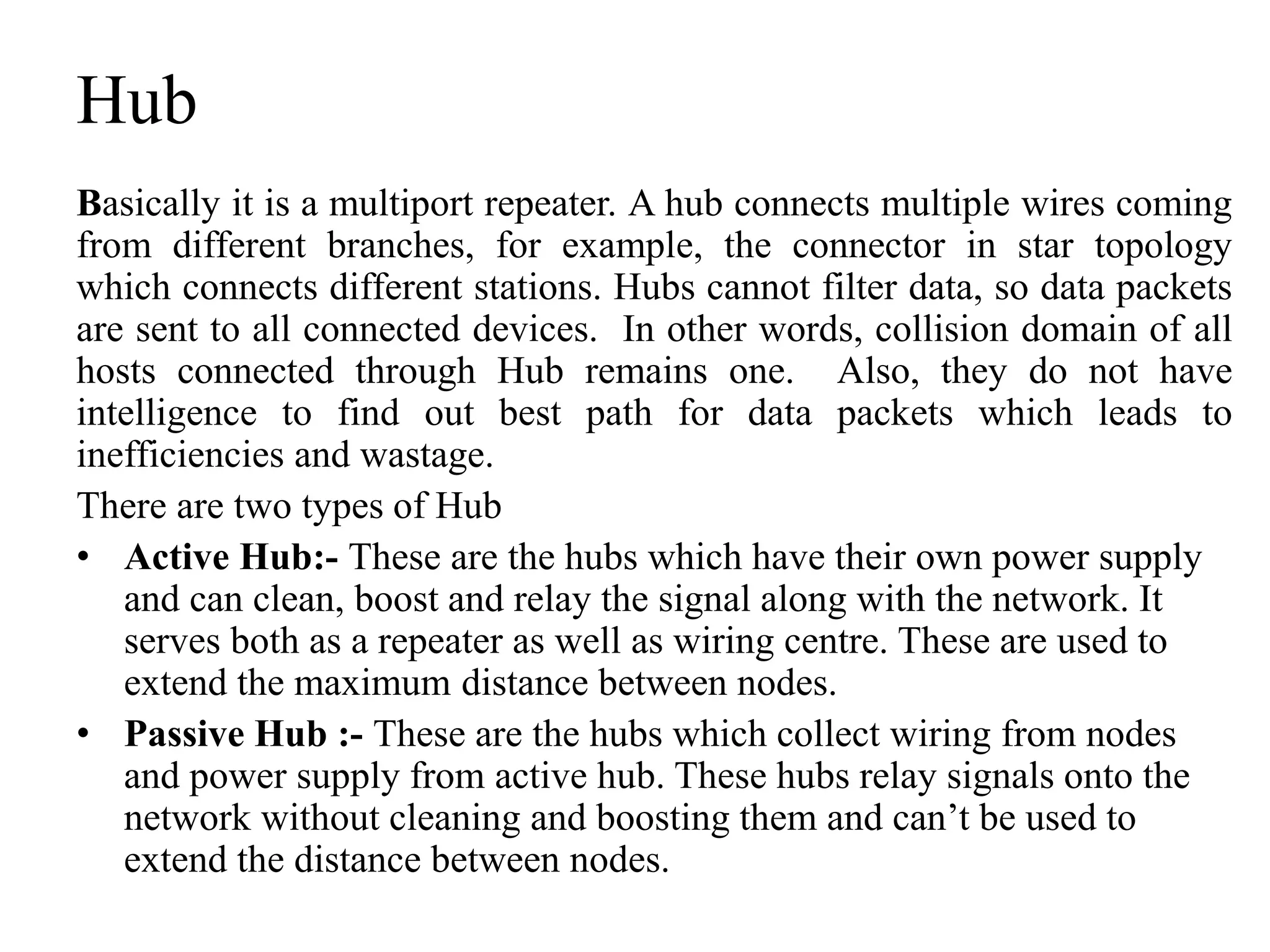 Computer network_network devices | PPTX