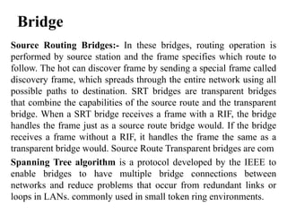 Computer network_network devices | PPTX