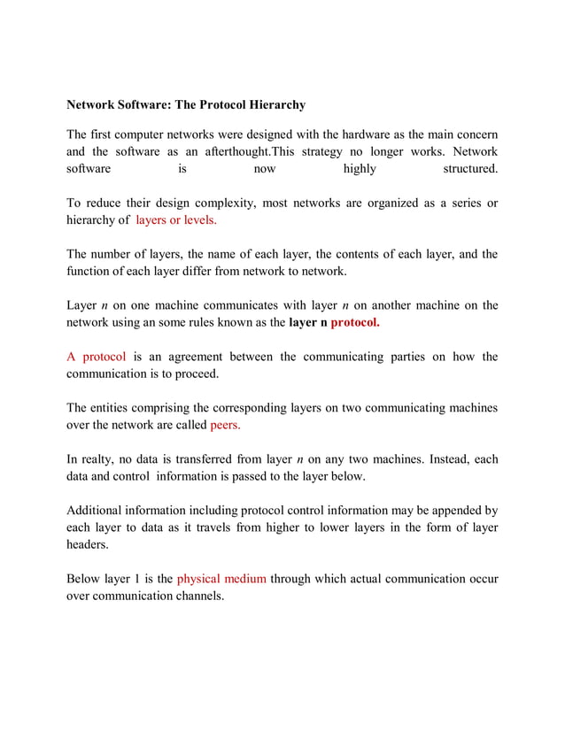 Computer network notes | PDF