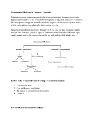 Computer network notes | PDF