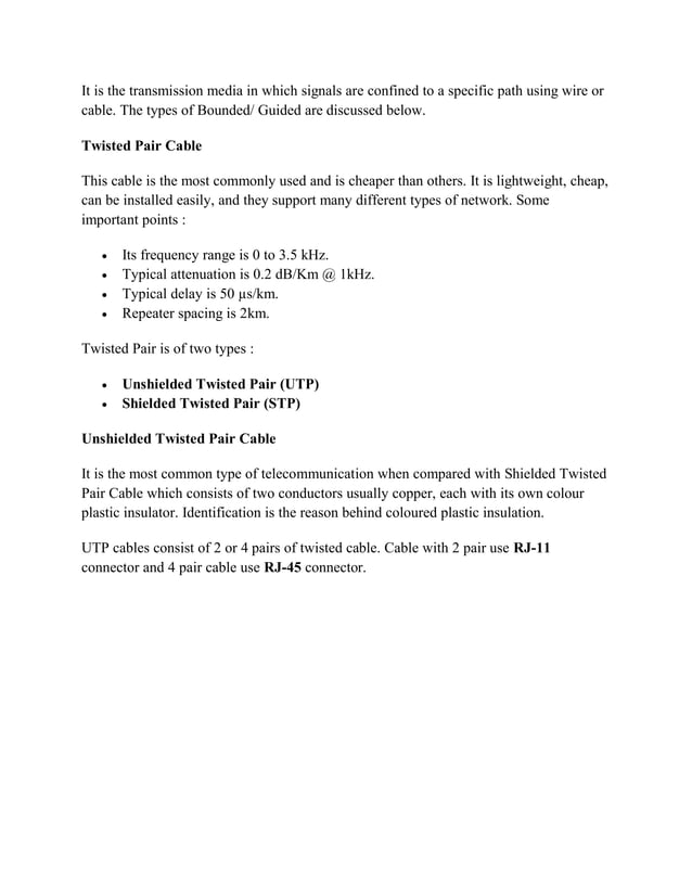 Computer network notes | PDF