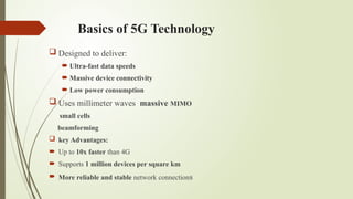 computer_network_final_ppts, 5G Technology | PPTX