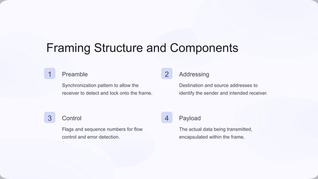 framing in computer network by tanuj jain | PPTX