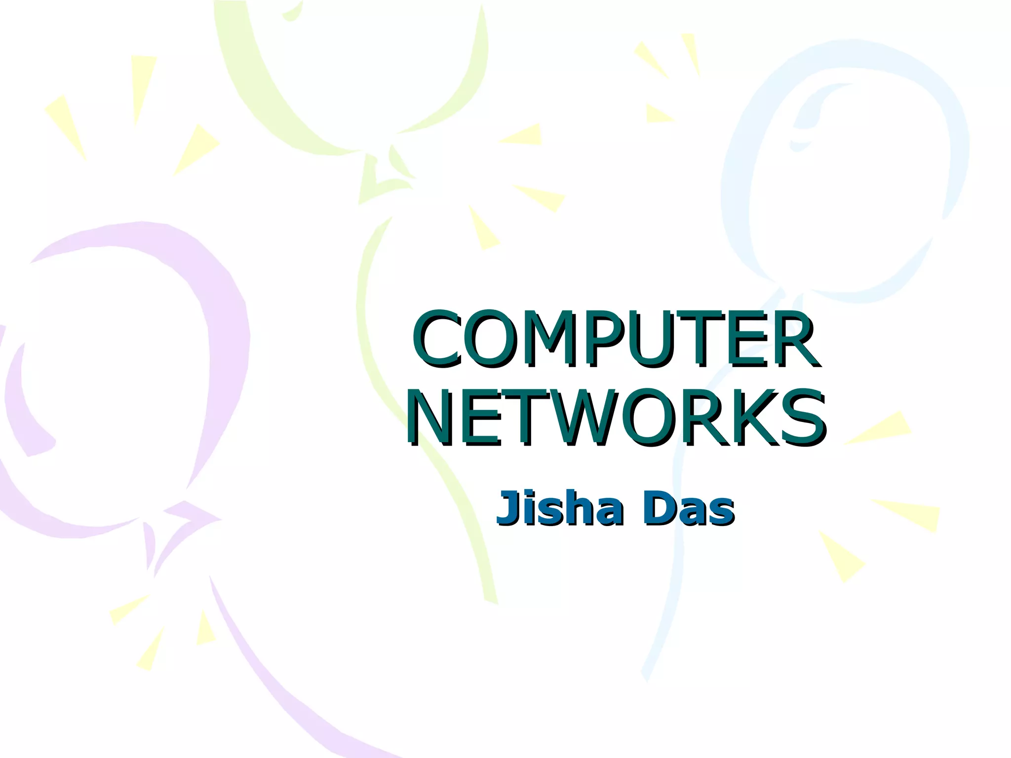 Computer Networks | PPT