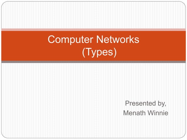 Computer networks | PPT