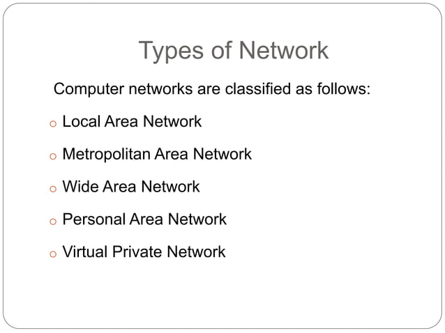 Computer networks | PPT