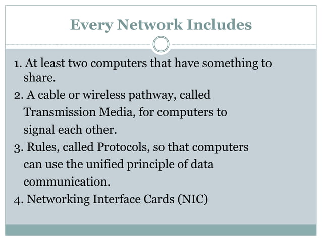 Computer networks | PPT