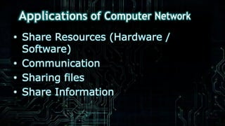 Computer networks and Internet | PPTX