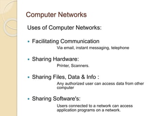 Computer networks | PPT