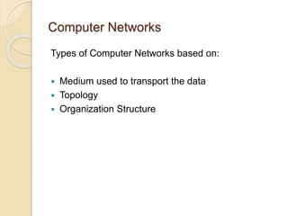 Computer networks | PPT
