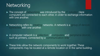 Computer networks | PPTX