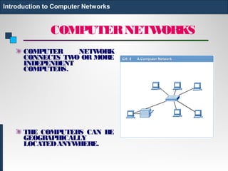 Computer networks | PPT
