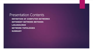 Basic Concepts of Computer Network | PPT
