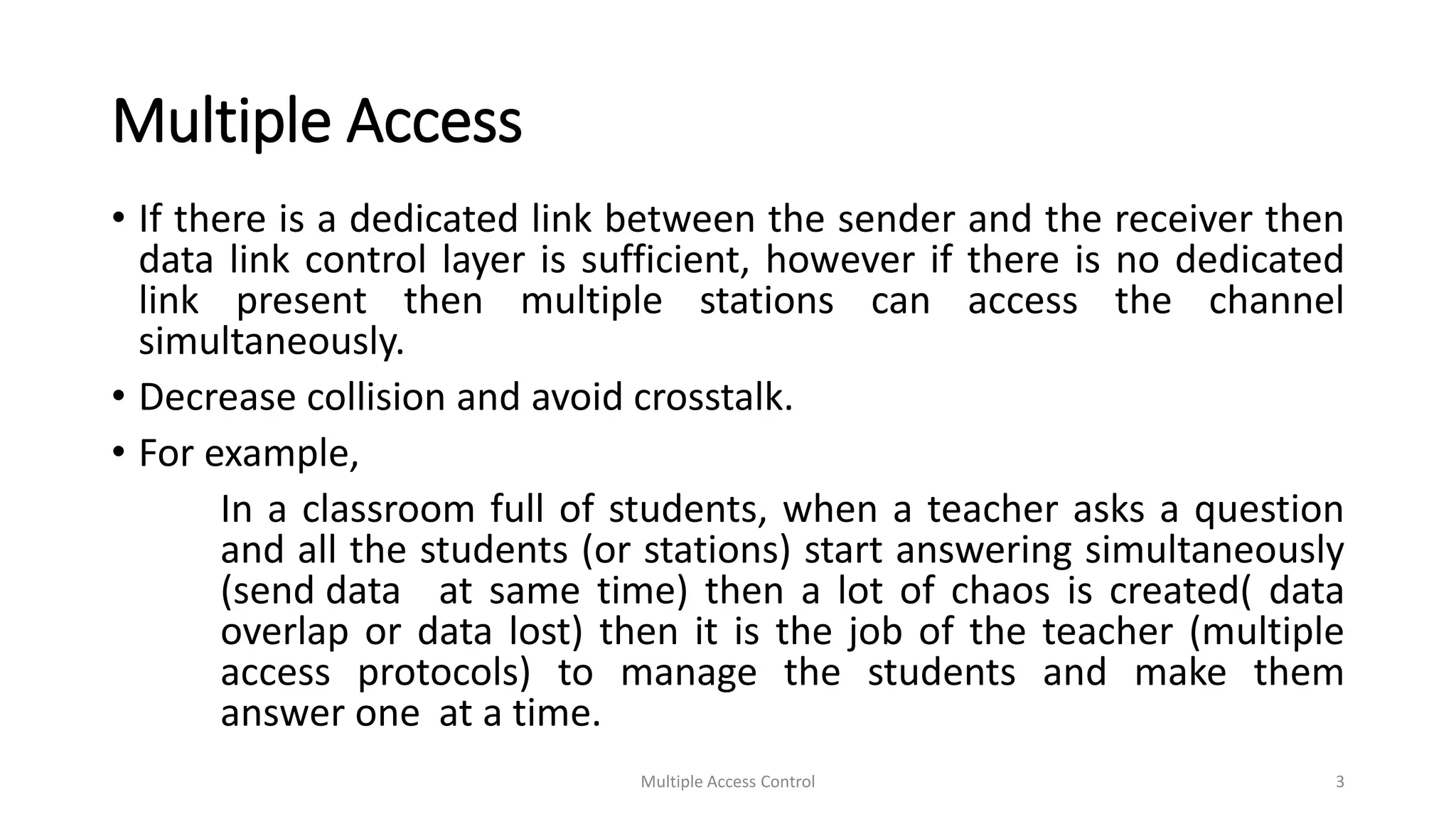 Computer networks - Channelization | PPTX | Computer Networking | Computing