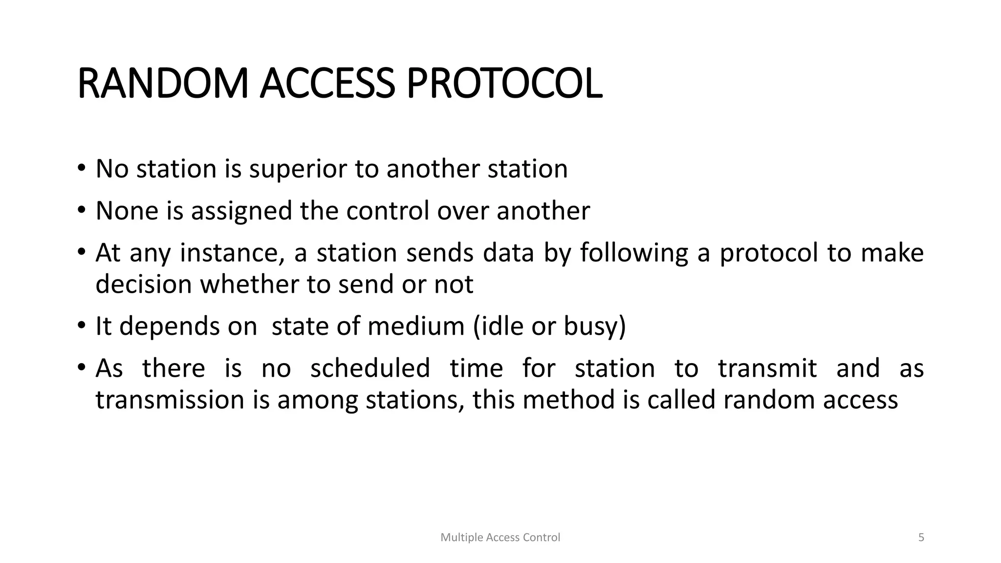 Computer networks - Channelization | PPTX | Computer Networking | Computing