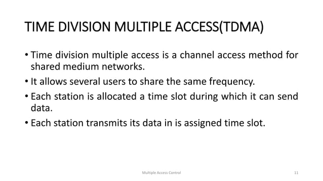 Computer networks - Channelization | PPTX | Computer Networking | Computing
