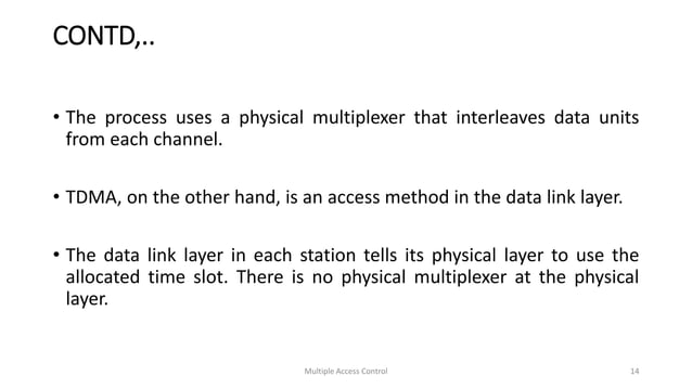 Computer networks - Channelization | PPTX | Computer Networking | Computing