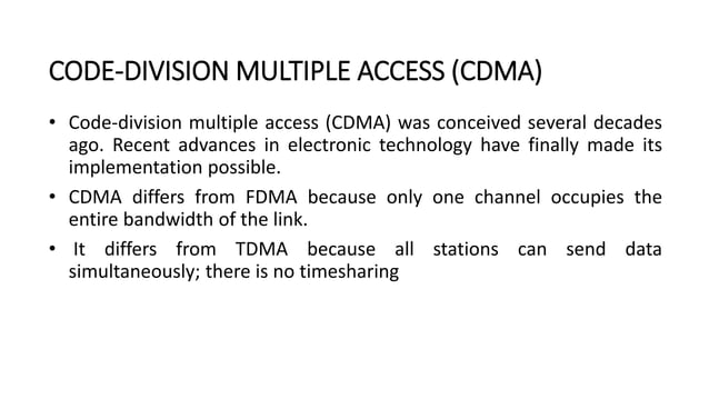 Computer networks - Channelization | PPTX | Computer Networking | Computing