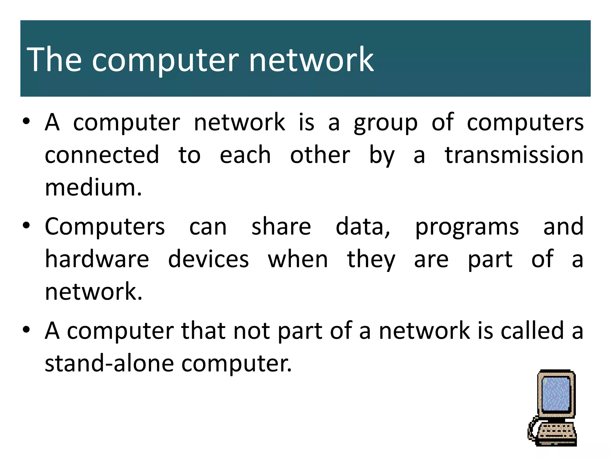 Computer networks grade 7 | PPTX