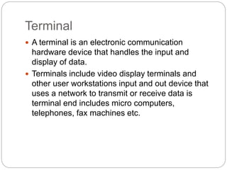 Computer networks | PPT