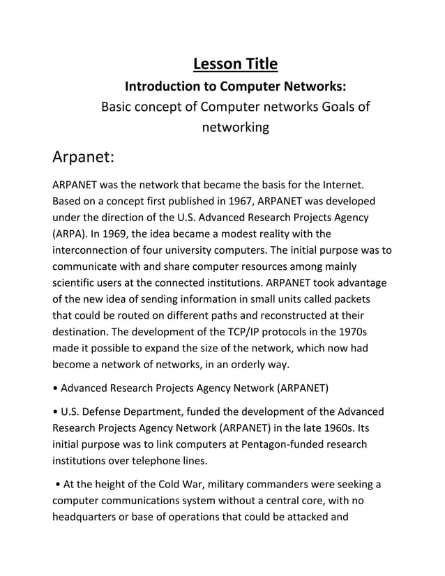 Computer networks | PDF