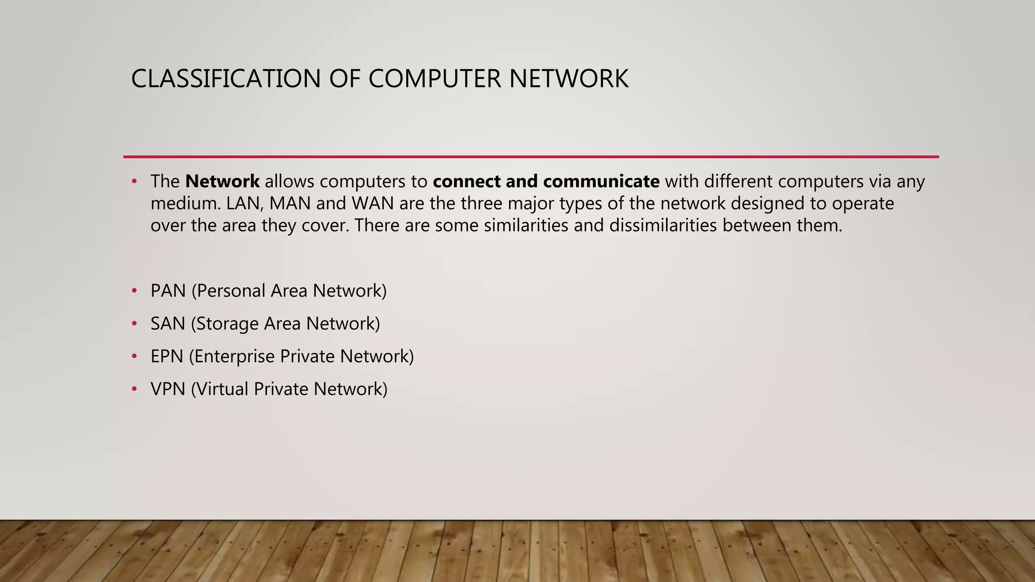 Computer networks | PPT