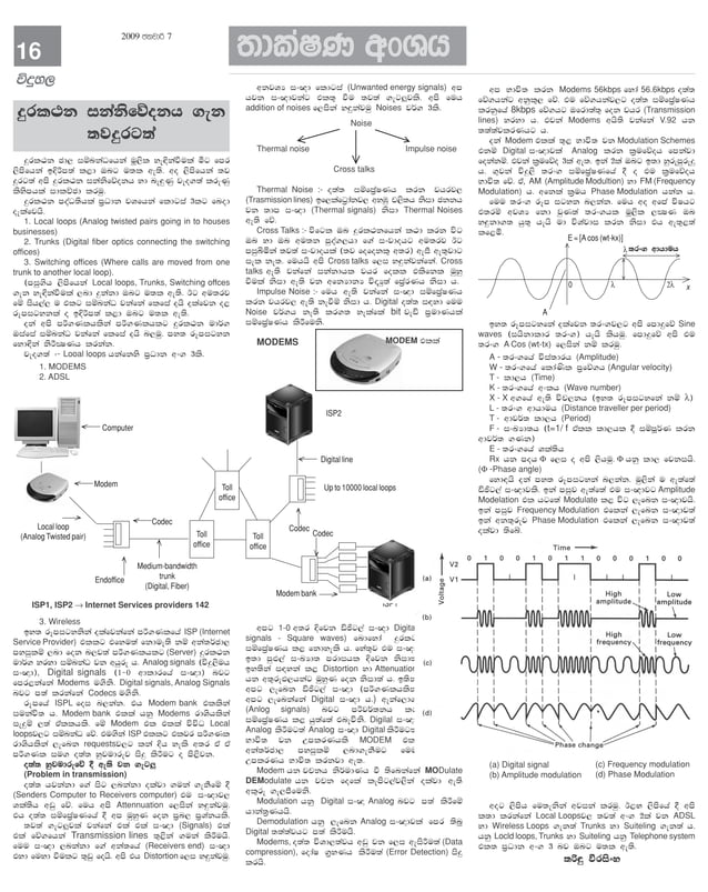 Basics of Computer Networks in Sinhala | PDF
