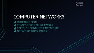COMPUTER NETWORK With it's Types and Layer | PPT
