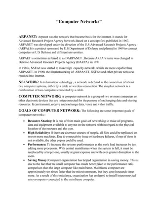 Computer networks | PDF