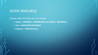 Introduction to Computer Networks presentation slides | PPTX