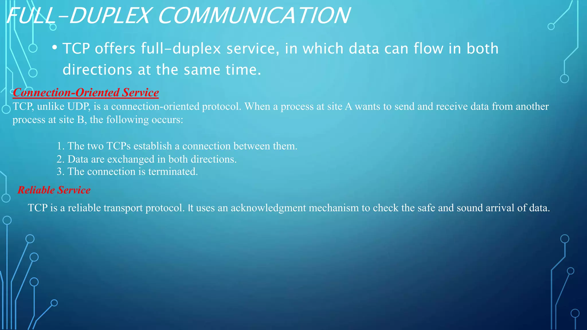 Computer networks transport layer | PPTX