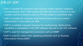 Computer networks transport layer | PPTX
