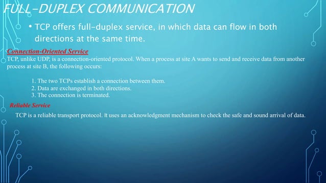 Computer Networks Transport Layer Pptx Computer Networking Computing