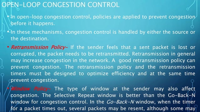 Computer Networks Transport Layer Pptx Computer Networking Computing