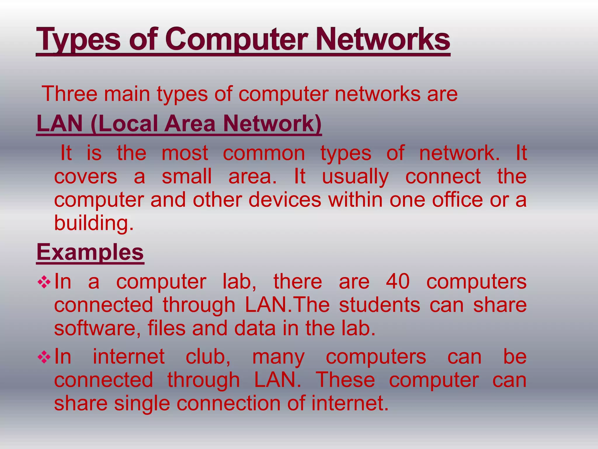 Computer networks | PPT