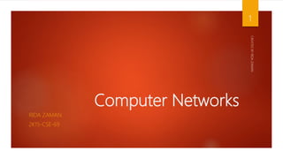 Computer Networks | PPT