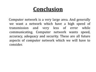 Computer Networks and Its Types | PPTX
