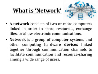 Computer Networks and Its Types | PPTX